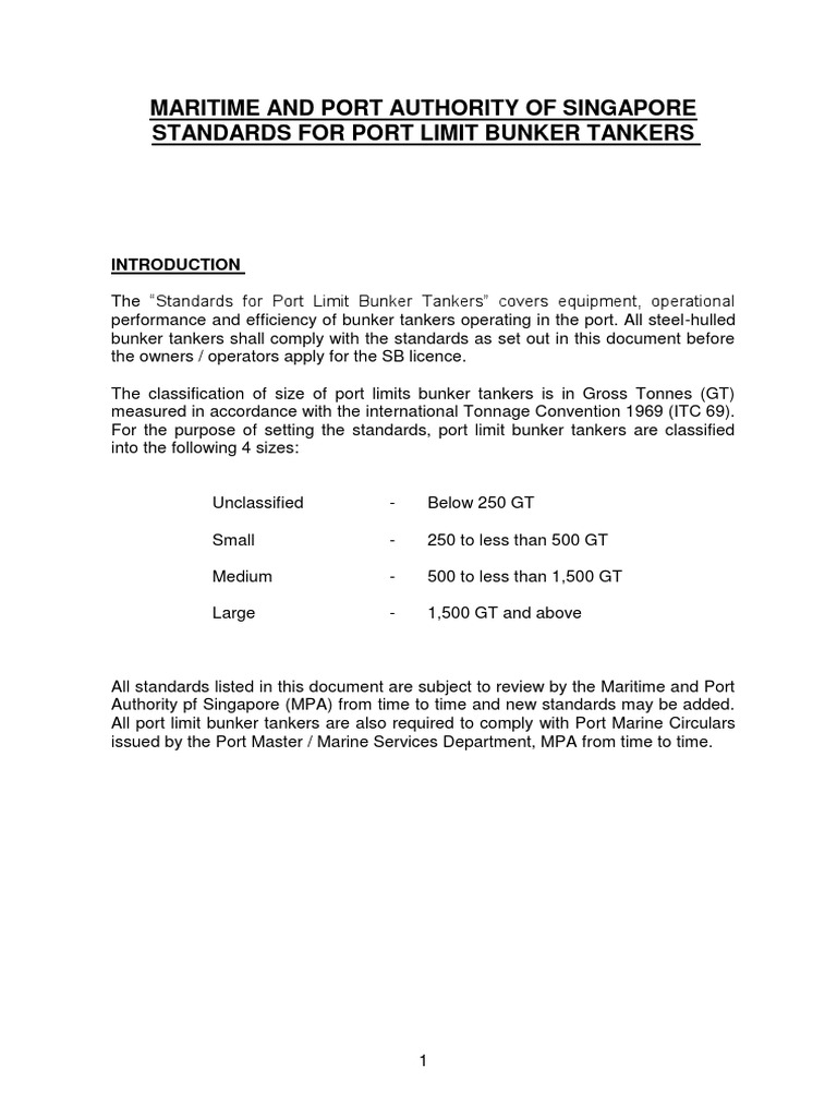 Bunker Flange Regulation | PDF | Oil Tanker | Fuel Oil