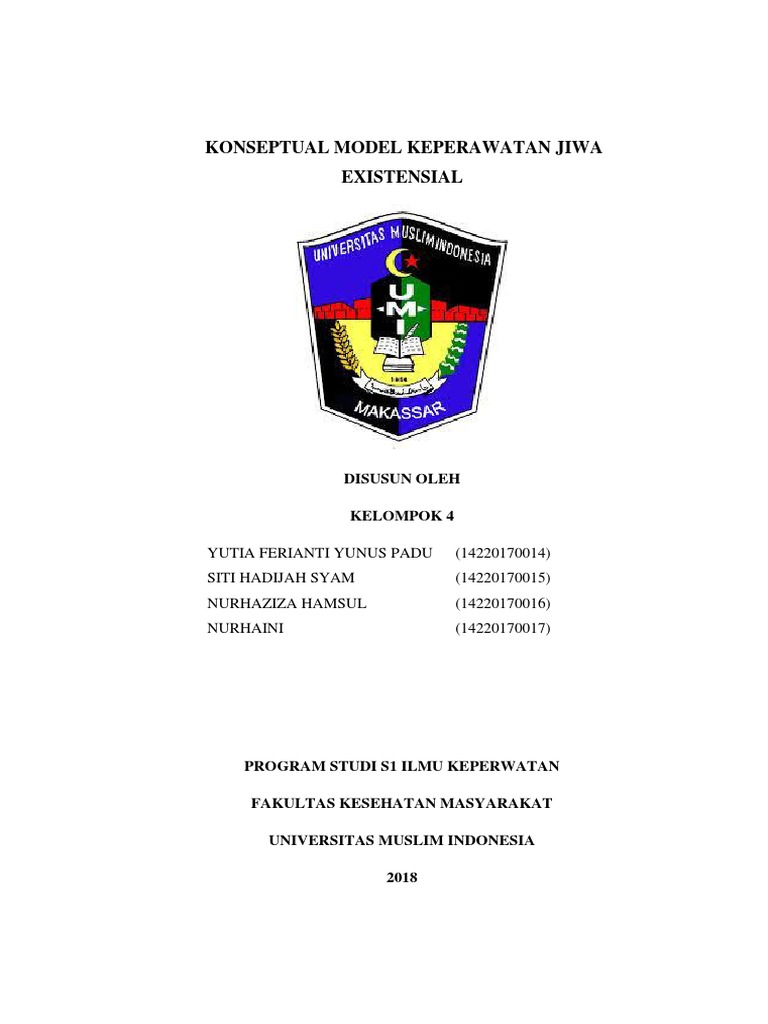 Konseptual Model Keperawatan Jiwa Existensial | PDF | Karier & Perkembangan | Pengembangan Diri