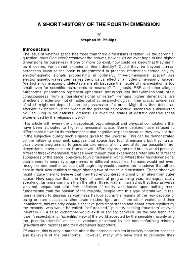 Exploring the Philosophical and Scientific Implications of Postulating ...