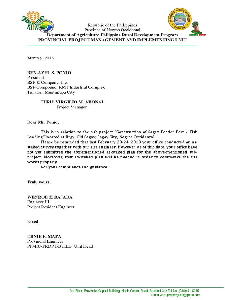 Department of Agriculture-Philippine Rural Development Program ...