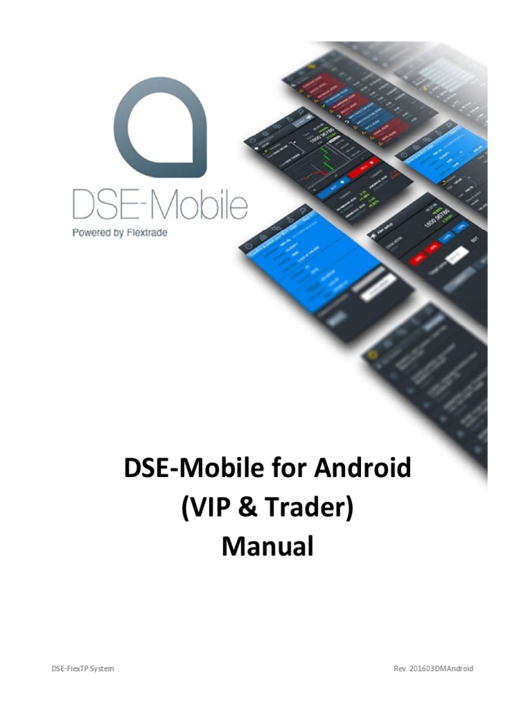 DSE-Mobile User Manual PDF | PDF | Order (Exchange) | Day Trading