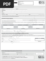 LIC Specimen Signature Verification Form | PDF