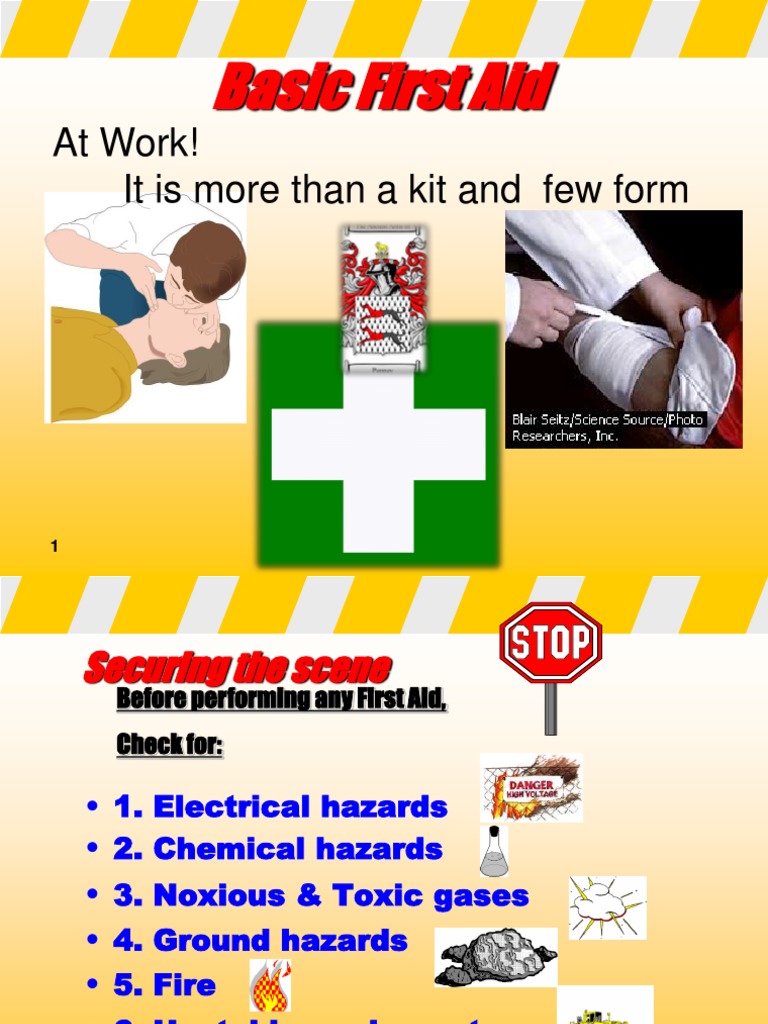 Fundamentals of Workplace First Aid | PDF | Cardiopulmonary ...