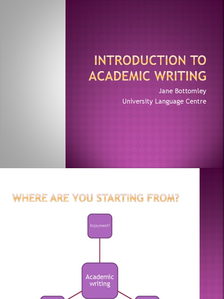 Introduction To Academic Writing | PDF | Writers | Essays