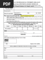 Application For The Consolidated Marks Cards (CMC) Issued by VTU | PDF ...