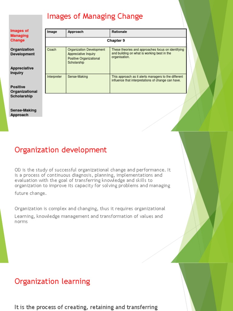 Organizational Development | PDF | Organization Development | Cognition