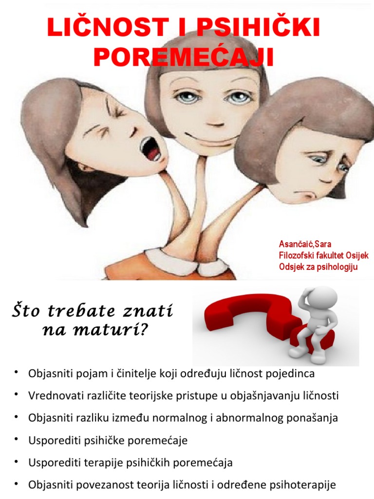 Licnost I Psihicki Poremecaji | PDF