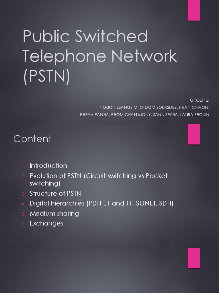 PSTN and ISDN | PDF | Public Switched Telephone Network | Telephone Exchange