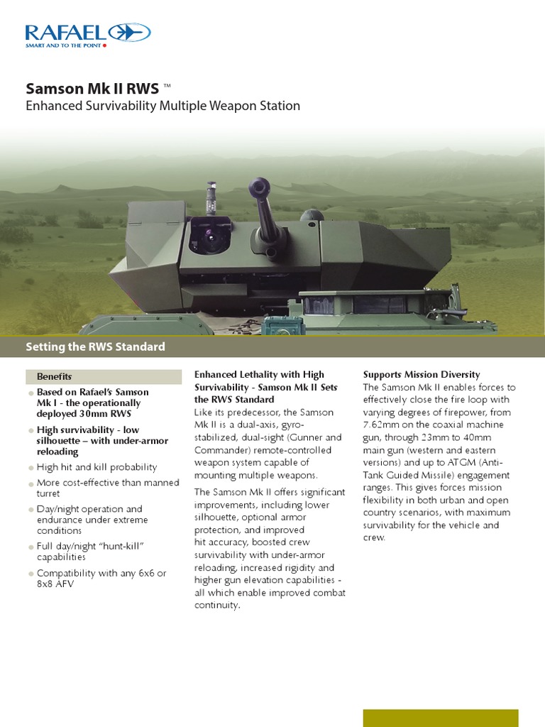 Samson MK Ii PDF | PDF | Armoured Fighting Vehicles | Ammunition