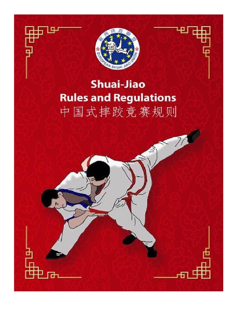 Shuai Jiao Rules and Regulations | PDF | Tournament | Referee