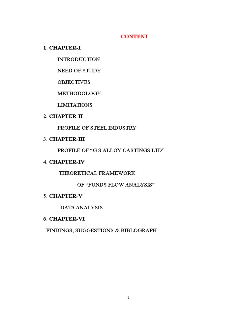 Funds Flow Statement PDF | PDF | Capitalism | Investing