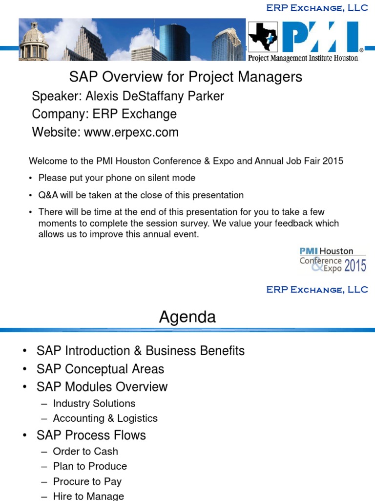 SAP ERP Blueprint Overview for Managers | PDF | Enterprise Resource ...