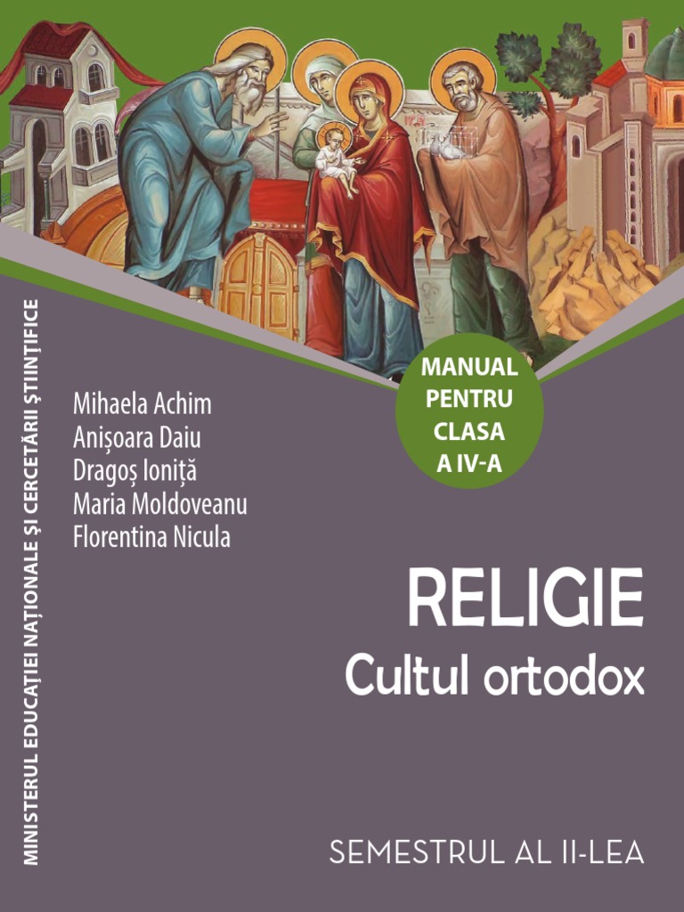 Cultul Ortodox Clasa IV-A | PDF