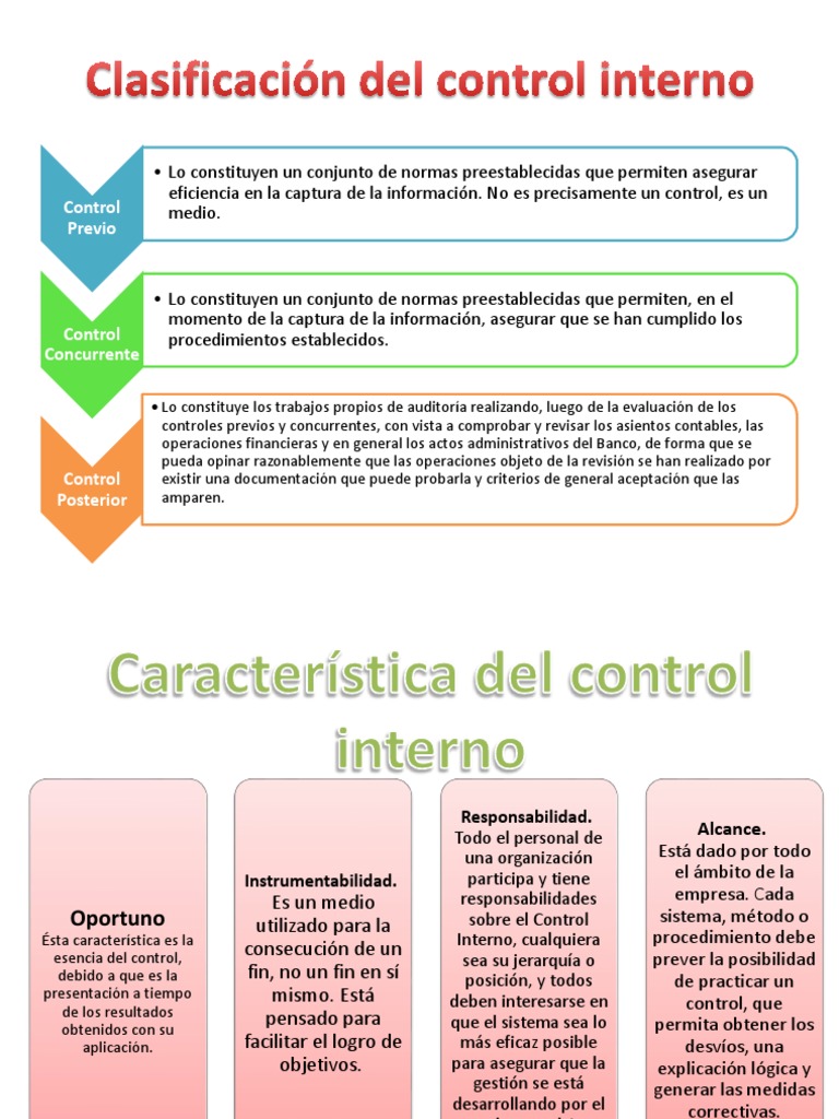 Clasificación Del Control Interno | PDF | Auditoría | Business