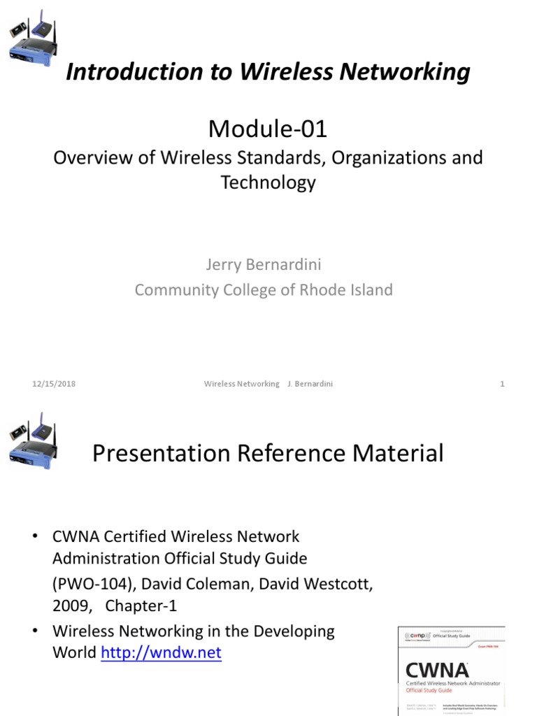 Introduction To Wireless Technology | PDF | Ieee 802.11 | Wireless Lan