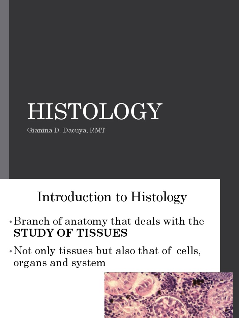 Introduction To Histology | PDF | Microscope | Staining
