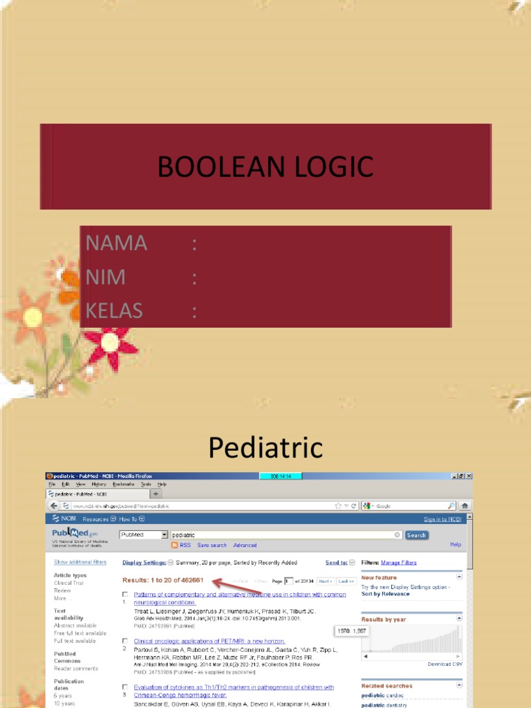 Boolean Logic Nama Nim Kelas Pdf
