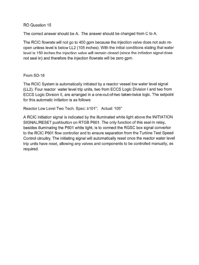 RCIC Flow After Trip and Reset | PDF | Pump | Valve