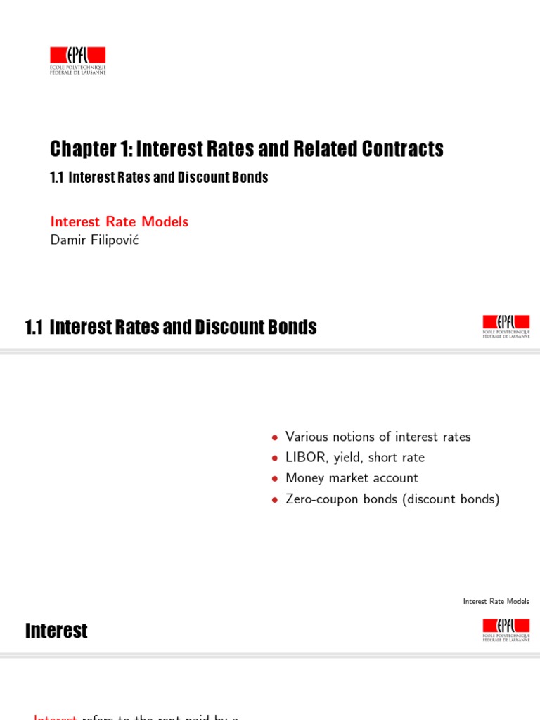 Chapter 1: Interest Rates and Related Contracts | PDF | Yield Curve ...