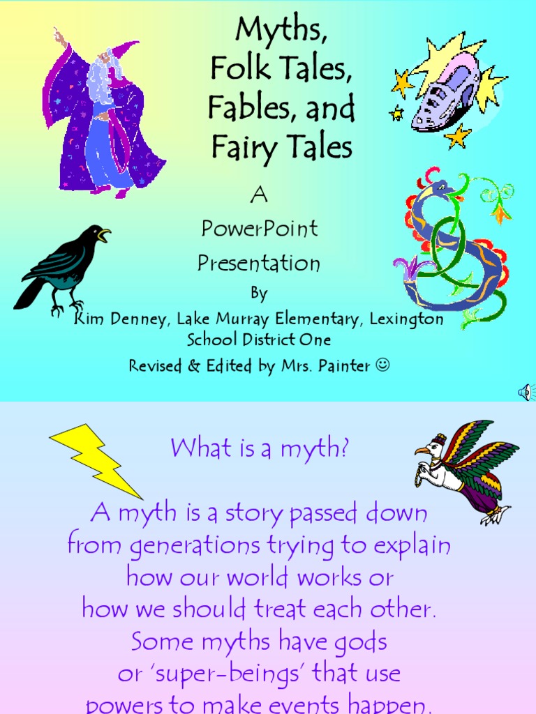 Folklore PPT Fables Myths Folktales Fairytales | PDF | Eros | Greek ...