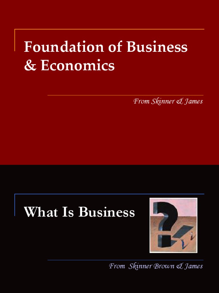 Foundation of Business & Economics | PDF | Full Employment | Unemployment