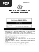 Soal Try Out Kelas 6 TP 2024 2025 Bahasa Indonesia Plus Jawaban | PDF