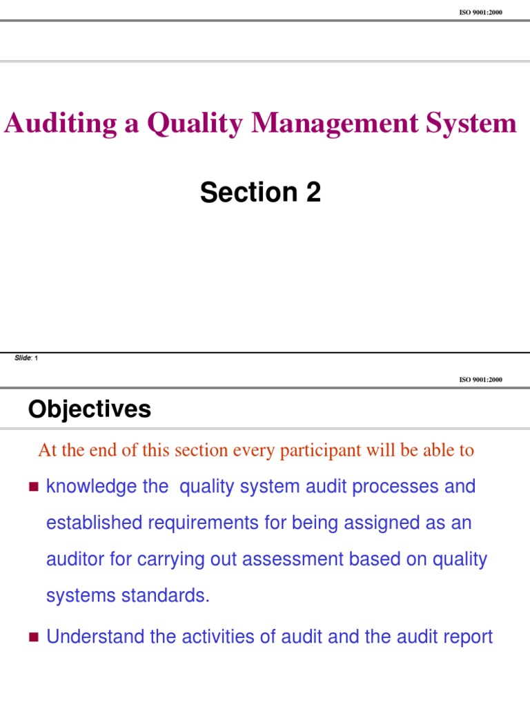 Internal Auditor | PDF | Iso 9000 | Audit