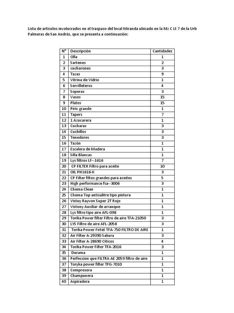 Lista | PDF | Deportes