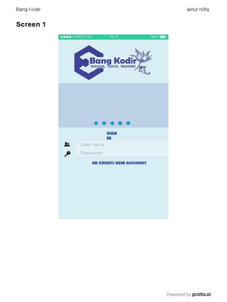 Prototipe Aplikasi Bang Kodir | PDF