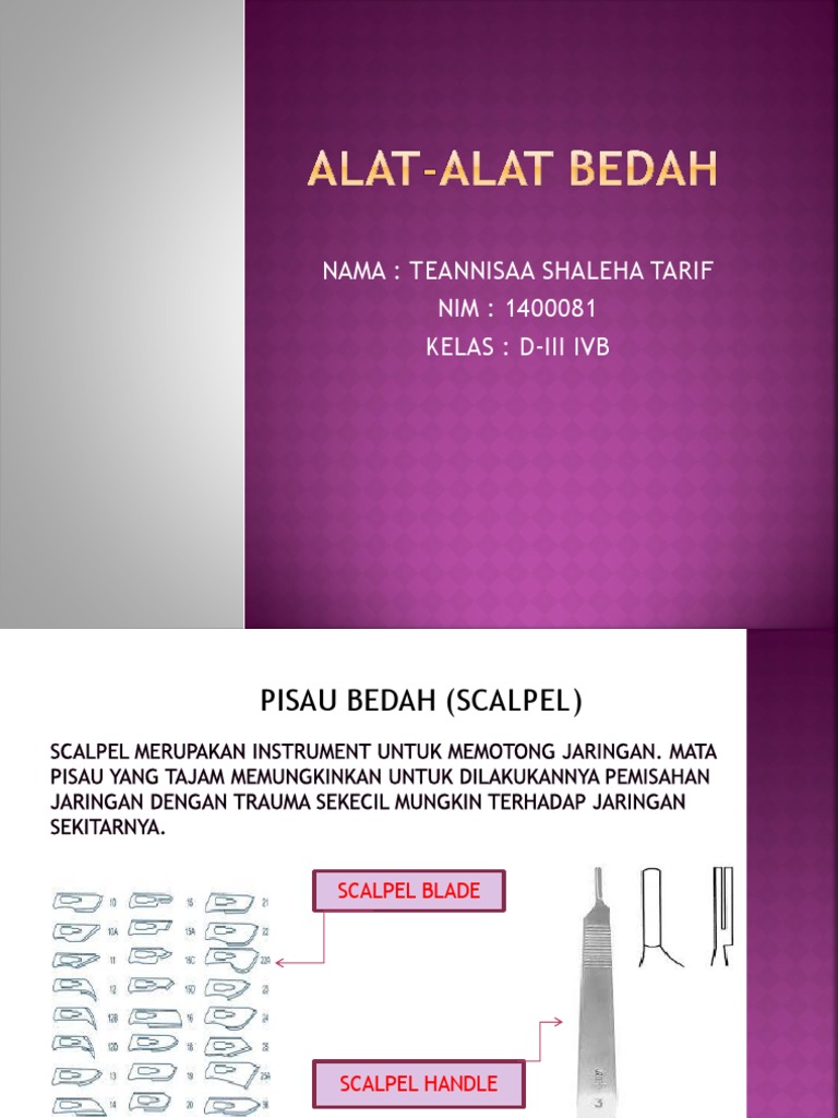Alat-Alat Bedah | PDF