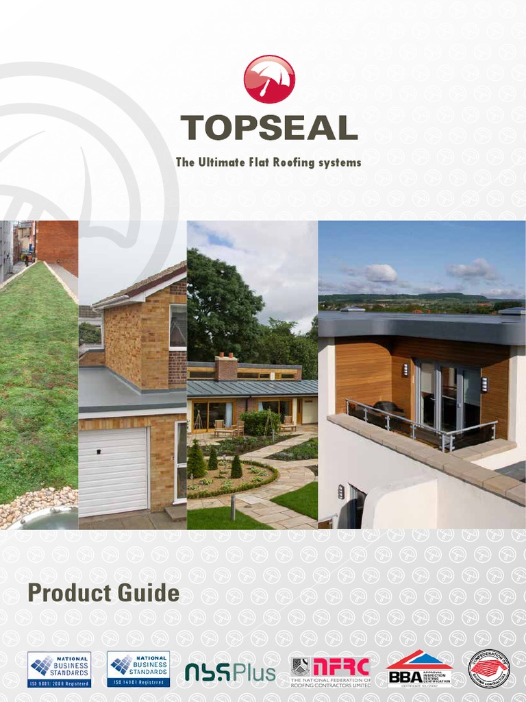 Topseal Product Guide 2017 | PDF | Roof | Fiberglass