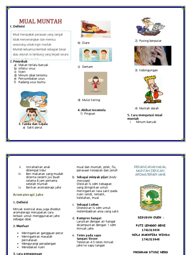 Leaflet Aromaterapi Jahe | PDF