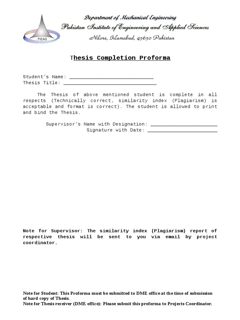 Thesis Submission Approval Form | PDF
