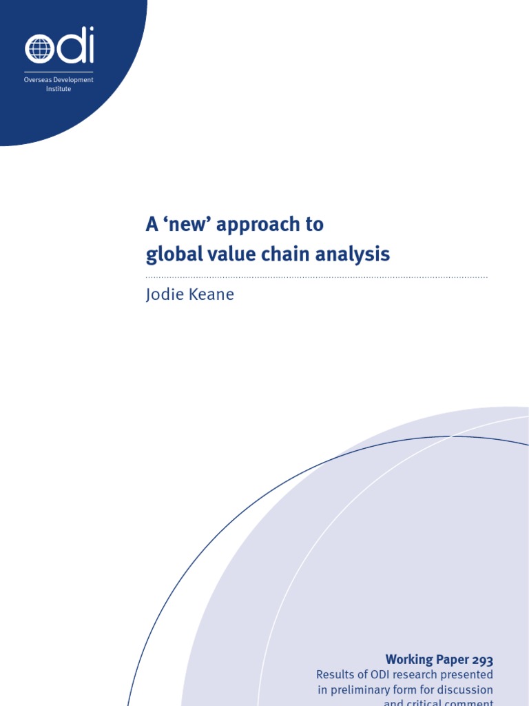 A New' Approach To Global Value Chain Analysis | PDF