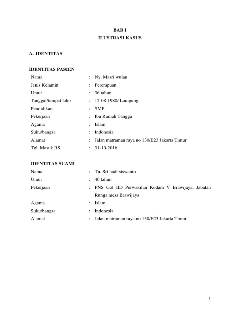 Case Report Iufd | PDF | Kesehatan Holistik