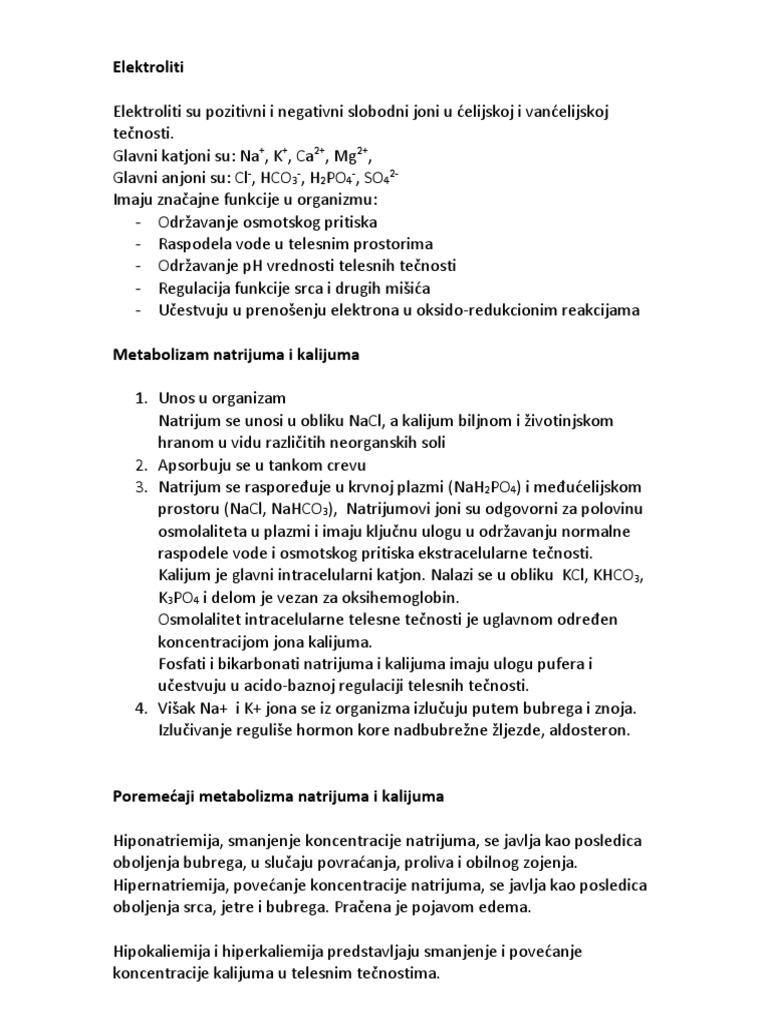 Elektroliti | PDF