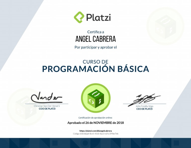 Diploma Programacion Basica | PDF
