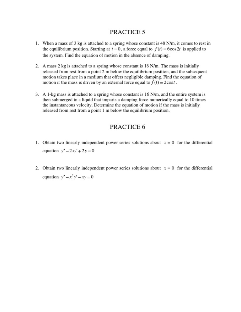 Practice 5 and 6 | PDF