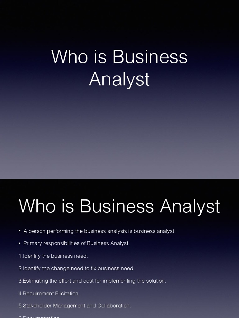 Business Analysis Fundamentals BACCM | PDF