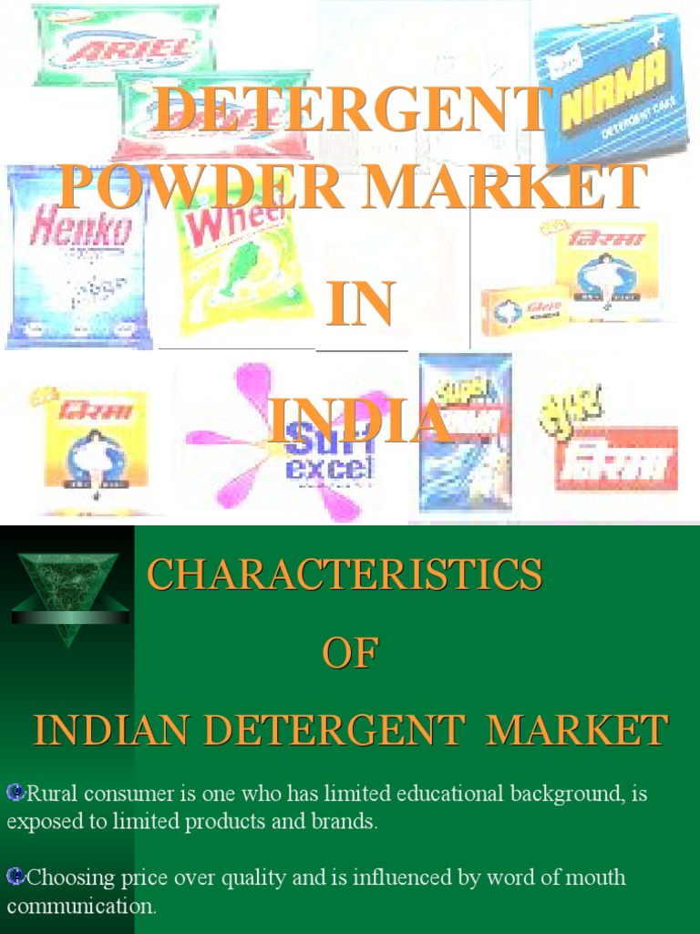 Detergent Powder Market IN India | PDF | Market (Economics) | Brand