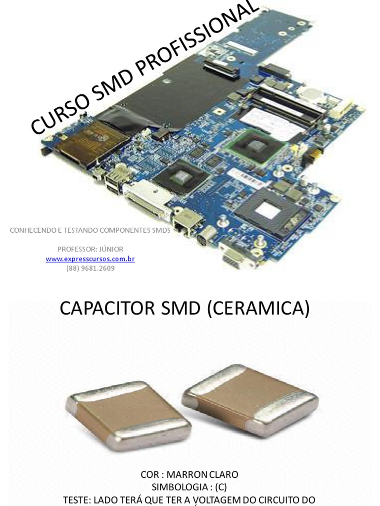 Curso Smd Pdf Pdf Eletrônicos Digitais Componentes