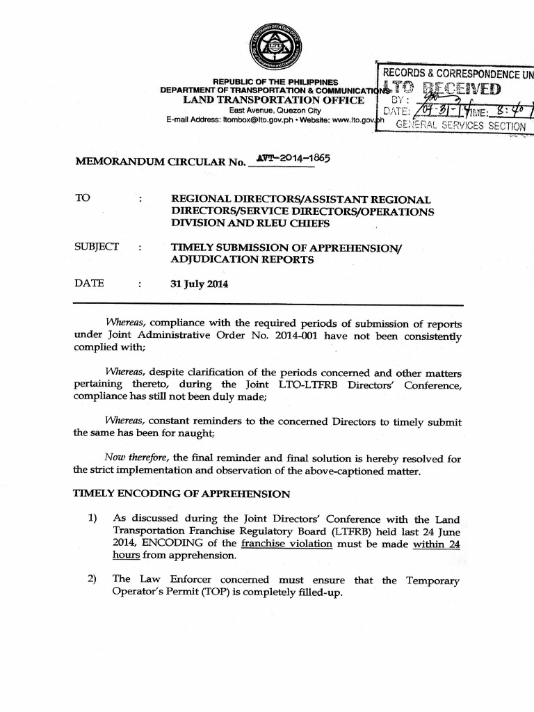 Avt-2014-1865 Timely Adjudication of Apprehensions | PDF