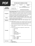 SPO EWS (Early Warning System) | PDF