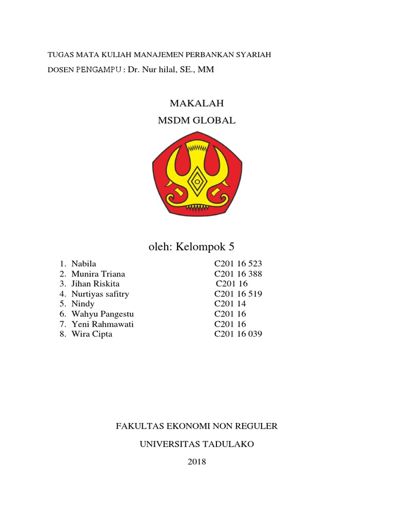 Tugas Kelompok 5 MSDM GLOBAL | PDF