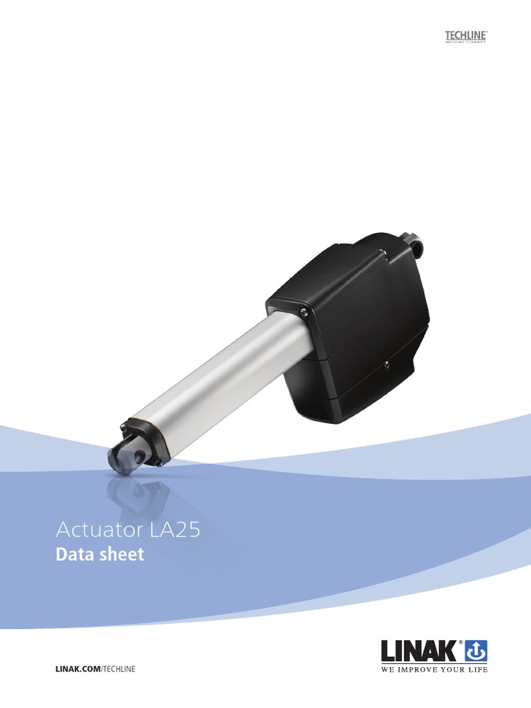 Linear Actuator La25 Data Sheet Eng | PDF | Power Supply | Amplifier