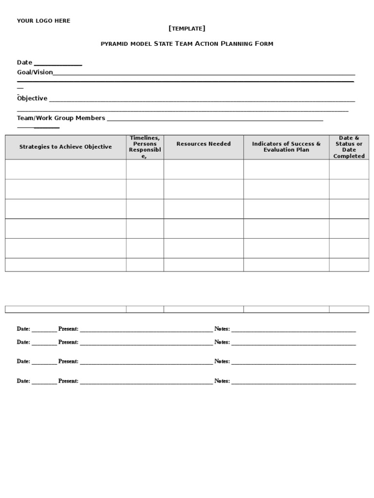 Actionplan Template | PDF