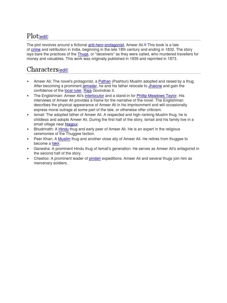 Confess of A Thug1 | PDF