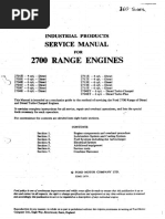 Ford 2700 Range Diesel Engine Workshop Manual | PDF