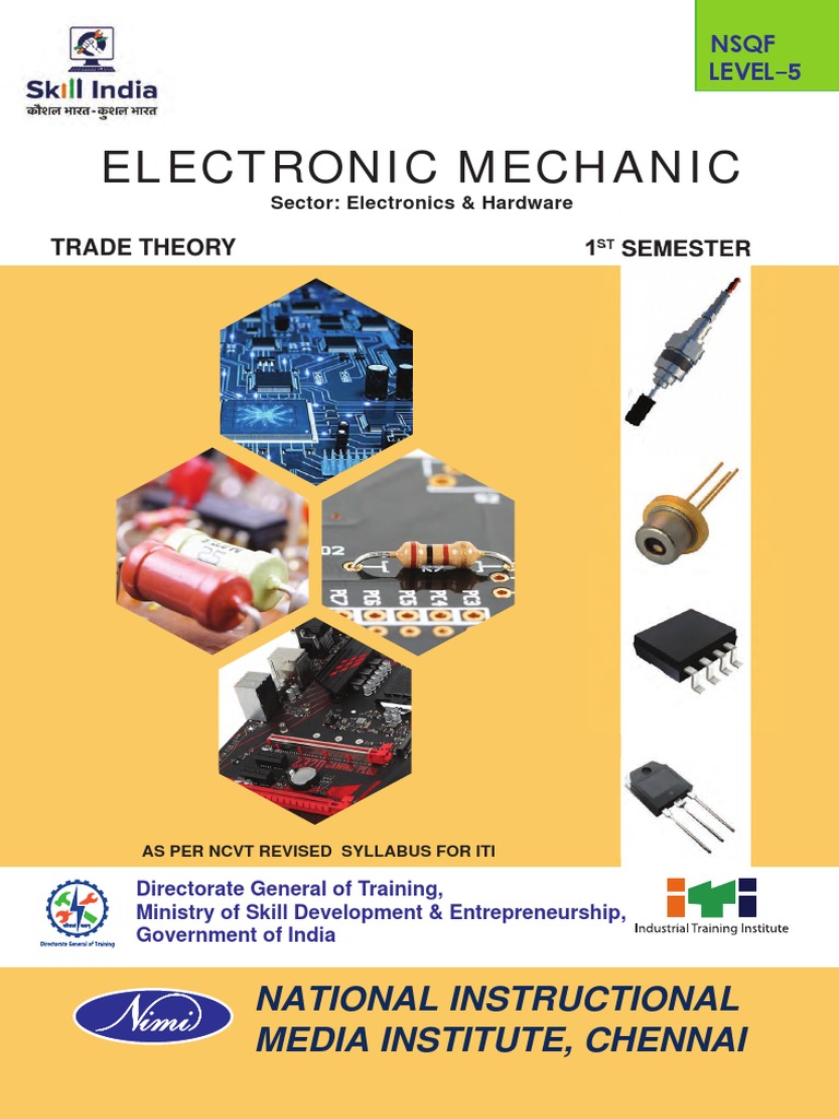 Electronic Mechanic 1st Sem NSFQ Books | PDF | Personal Protective ...