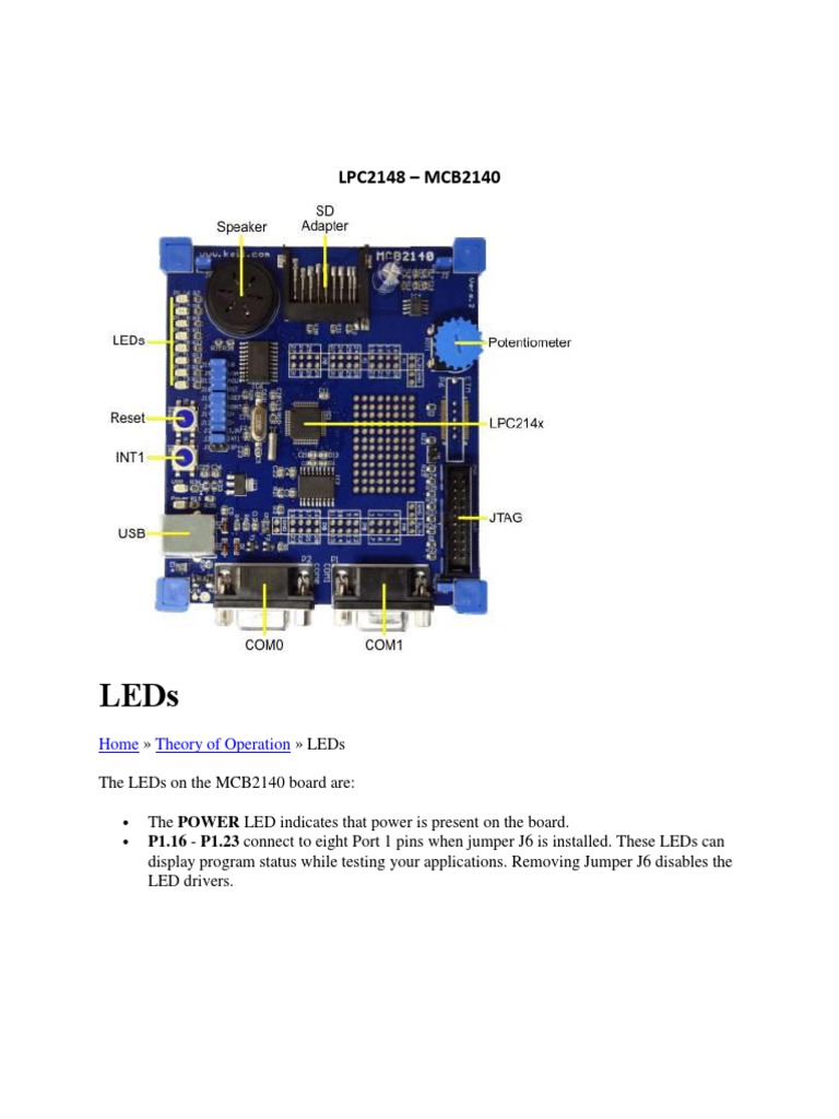 LPC2148 | PDF | Microcontroller | Electrical Circuits